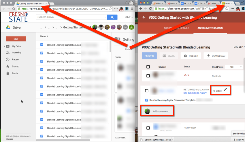 Google Classroom: Grading with Drive's Preview Mode - Teacher Tech with ...