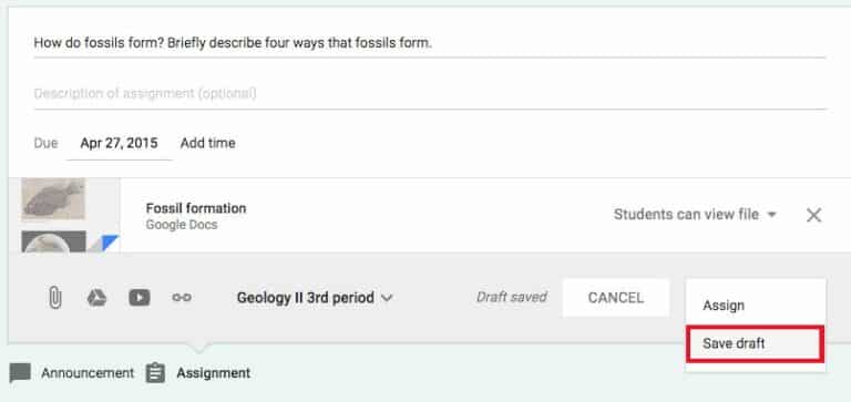Google Classroom: Co-Teacher & Draft Assignments - Teacher Tech with ...