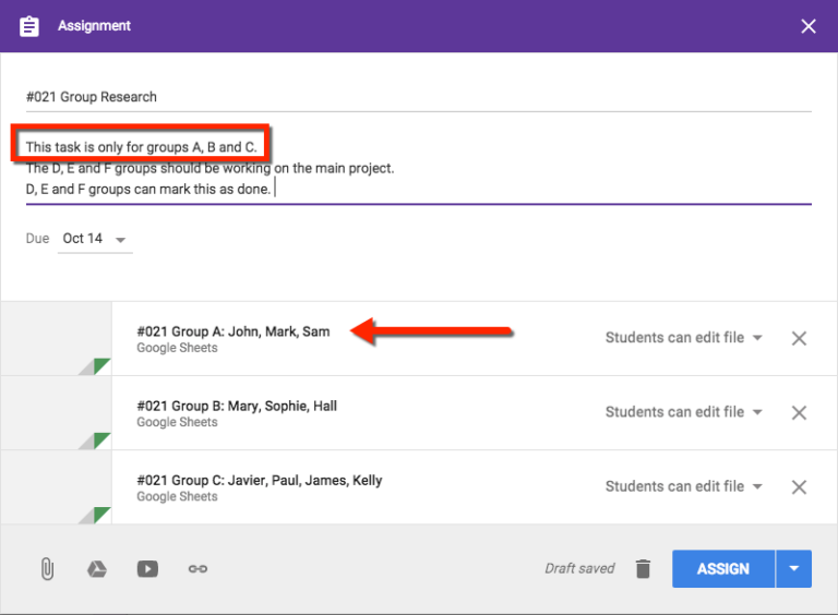 Google Classroom: Assigning to Small Groups - Teacher Tech with Alice ...