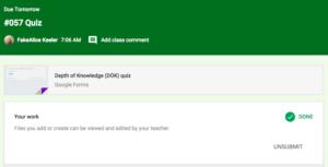 Google Classroom + Google Forms = Magic - Teacher Tech with Alice Keeler