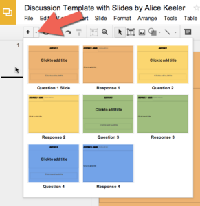 Google Slides: Discussion Template - Teacher Tech with Alice Keeler