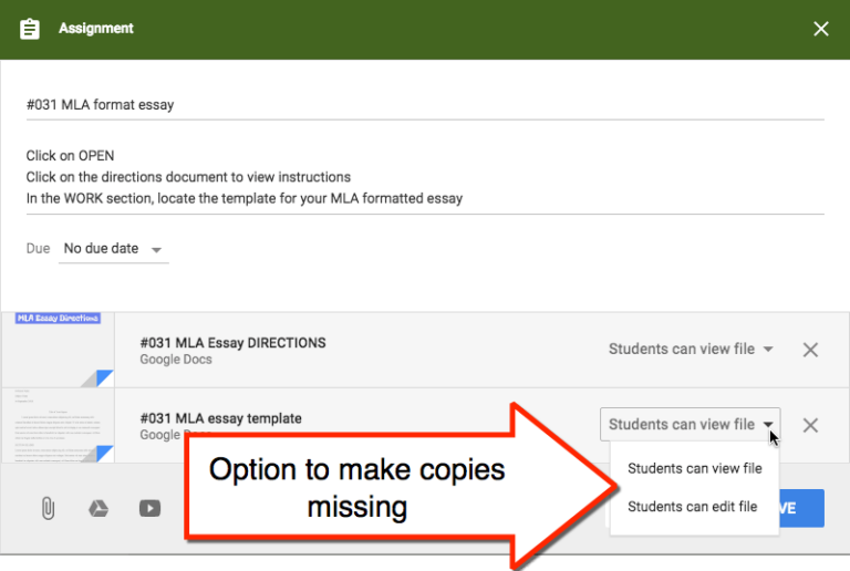 Google Classroom: OOPS, Fixing Assignments When You Forgot to Make ...