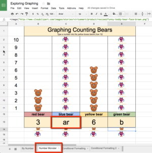 Exploring Graphing with Kindergarten using Google Sheets - Teacher Tech ...