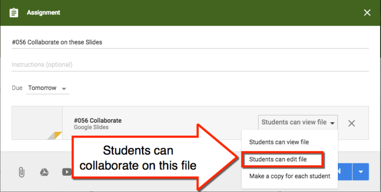 Google Classroom: Middle Option = Collaborate - Teacher Tech with Alice ...
