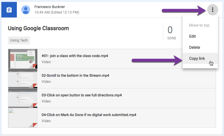 Google Classroom: Video Playlists in a Video Library - Teacher Tech ...