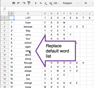 Make Your Own Word Search in Google Sheets - Teacher Tech with Alice Keeler