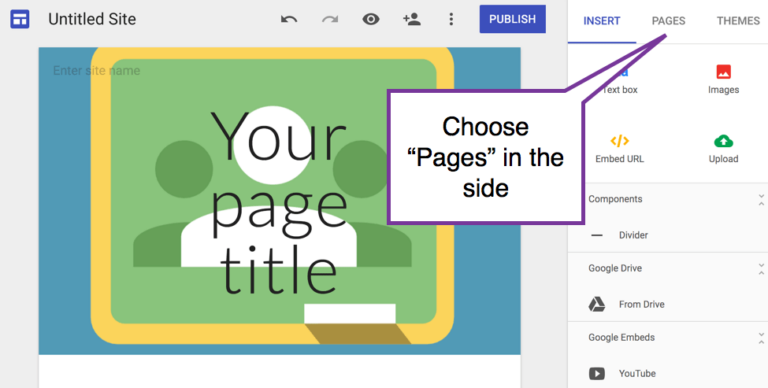 New Google Sites: Match Page Headers - Teacher Tech with Alice Keeler