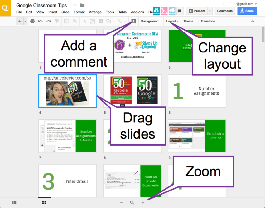 New! Google Slides: Grid View - Teacher Tech with Alice Keeler