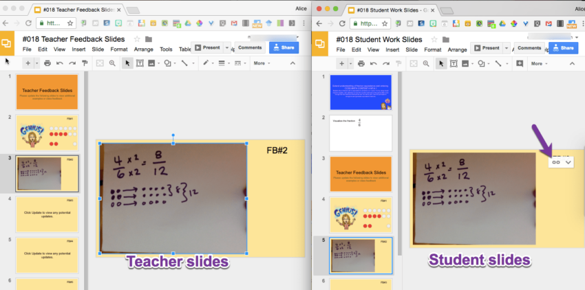Google Slides: Creating Feedback Slides - Teacher Tech with Alice Keeler