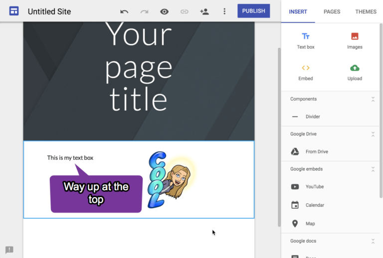 Google Sites: Aligning and Centering Text and Images - Teacher Tech ...