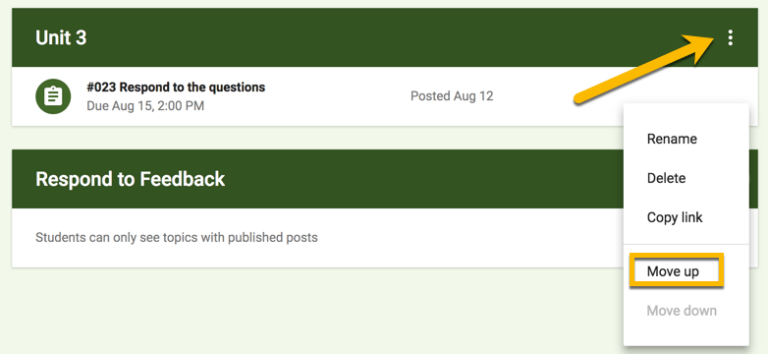 Google Classroom: Respond to Feedback Topic - Teacher Tech with Alice ...