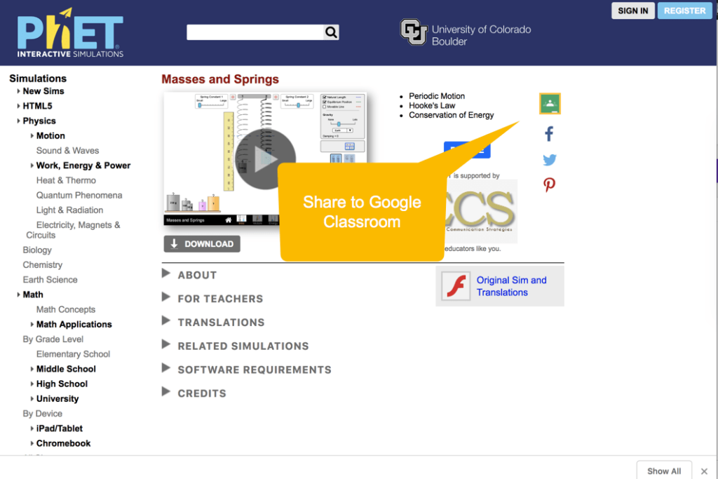 Adding PhET Sims to Google Classroom - Teacher Tech with Alice Keeler