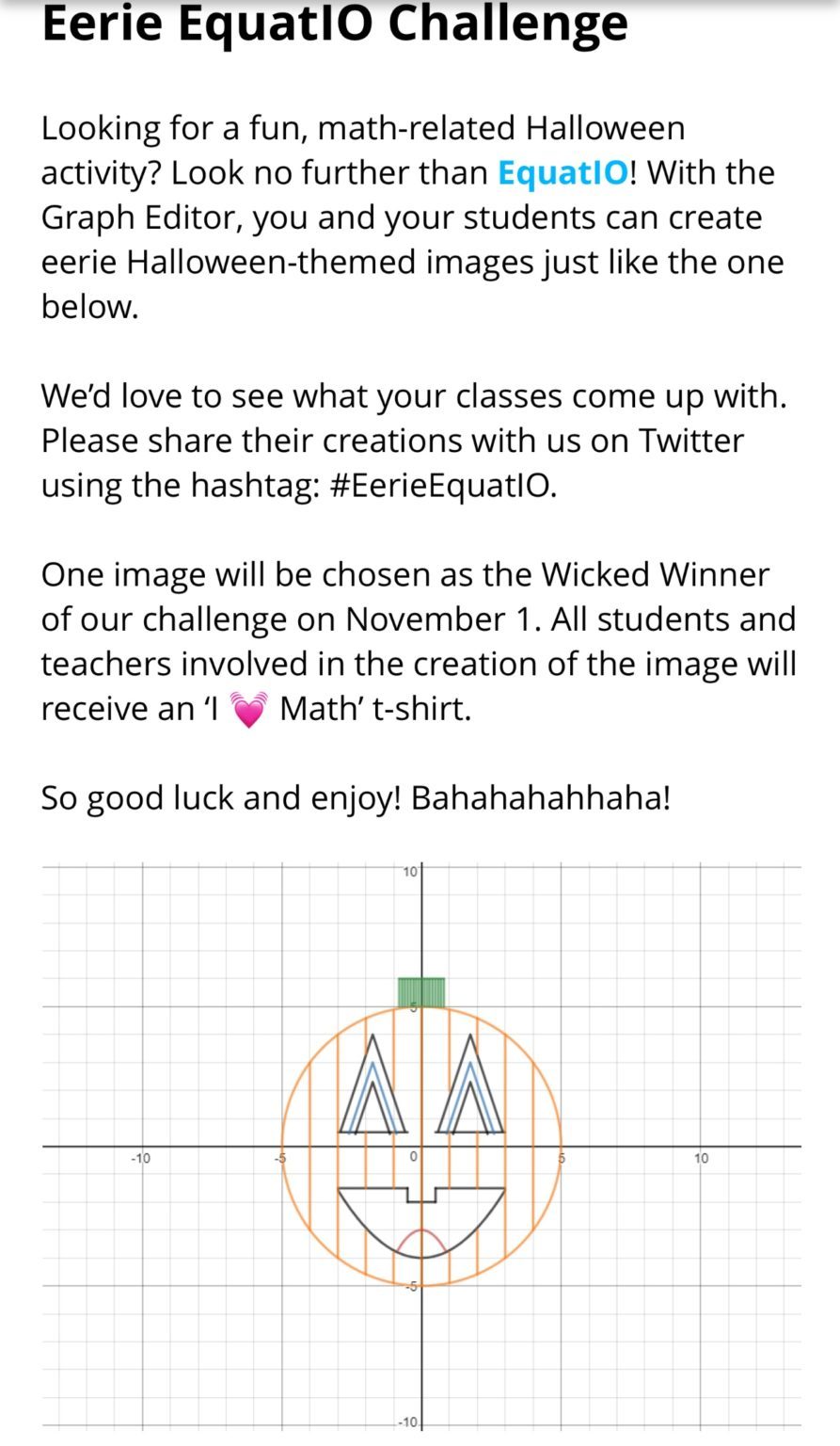 Four Activities to Celebrate Halloween in your Math Class by @jmacattak ...