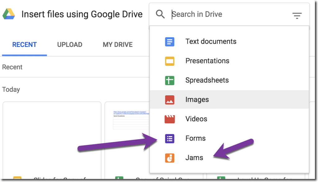 Add Forms and Jams to Google Classroom - Teacher Tech with Alice Keeler