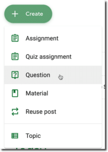 Google Classroom: Create an Attendance Check In and Schedule It ...