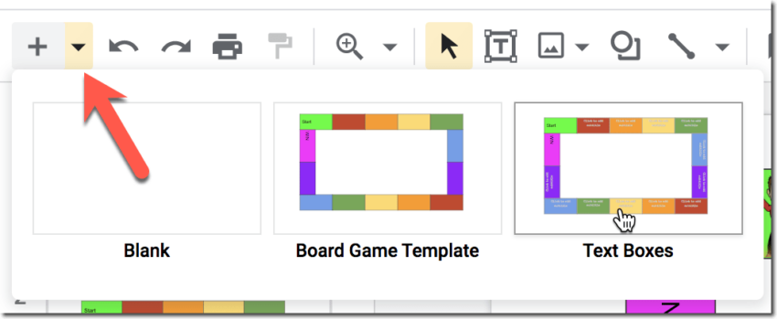 Game Board Template in Google Slides - Teacher Tech with Alice Keeler