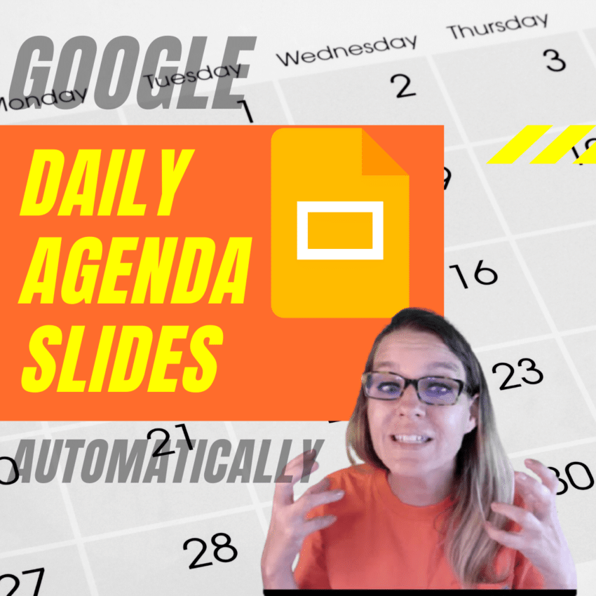 Magic! Automatic Daily Agenda Google Slides - Teacher Tech