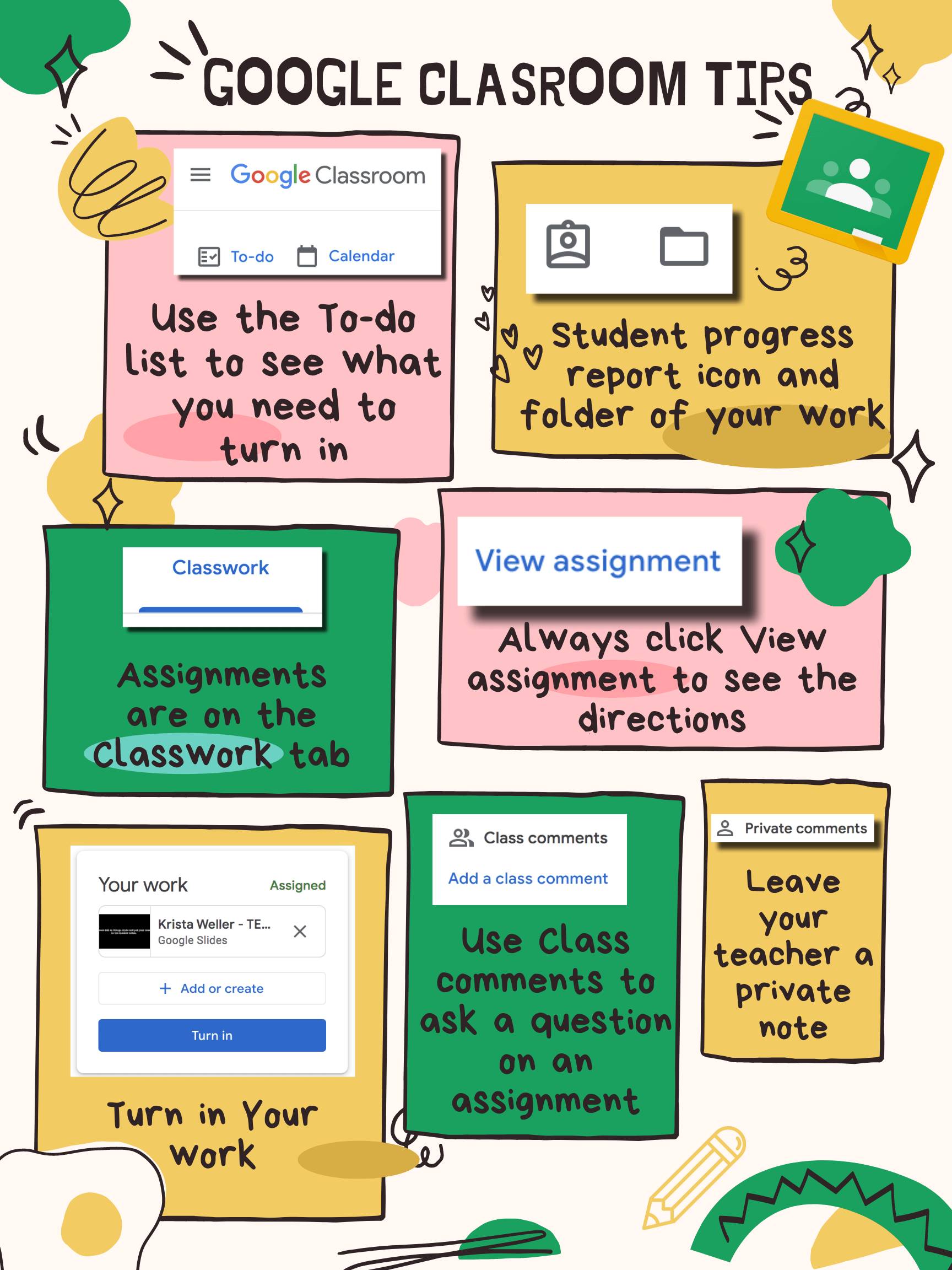Google Classroom Student View Teacher Tech
