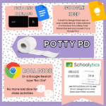 3 #PottyPD Posters for Early 2022 - Teacher Tech with Alice Keeler