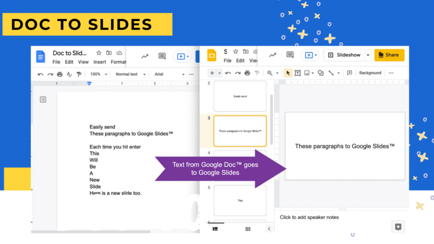 How to Create Slides from Google Docs - Teacher Tech with Alice Keeler