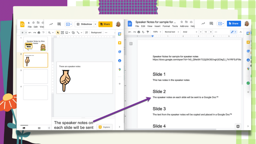Print Google Slides™ Speaker Notes - Teacher Tech with Alice Keeler
