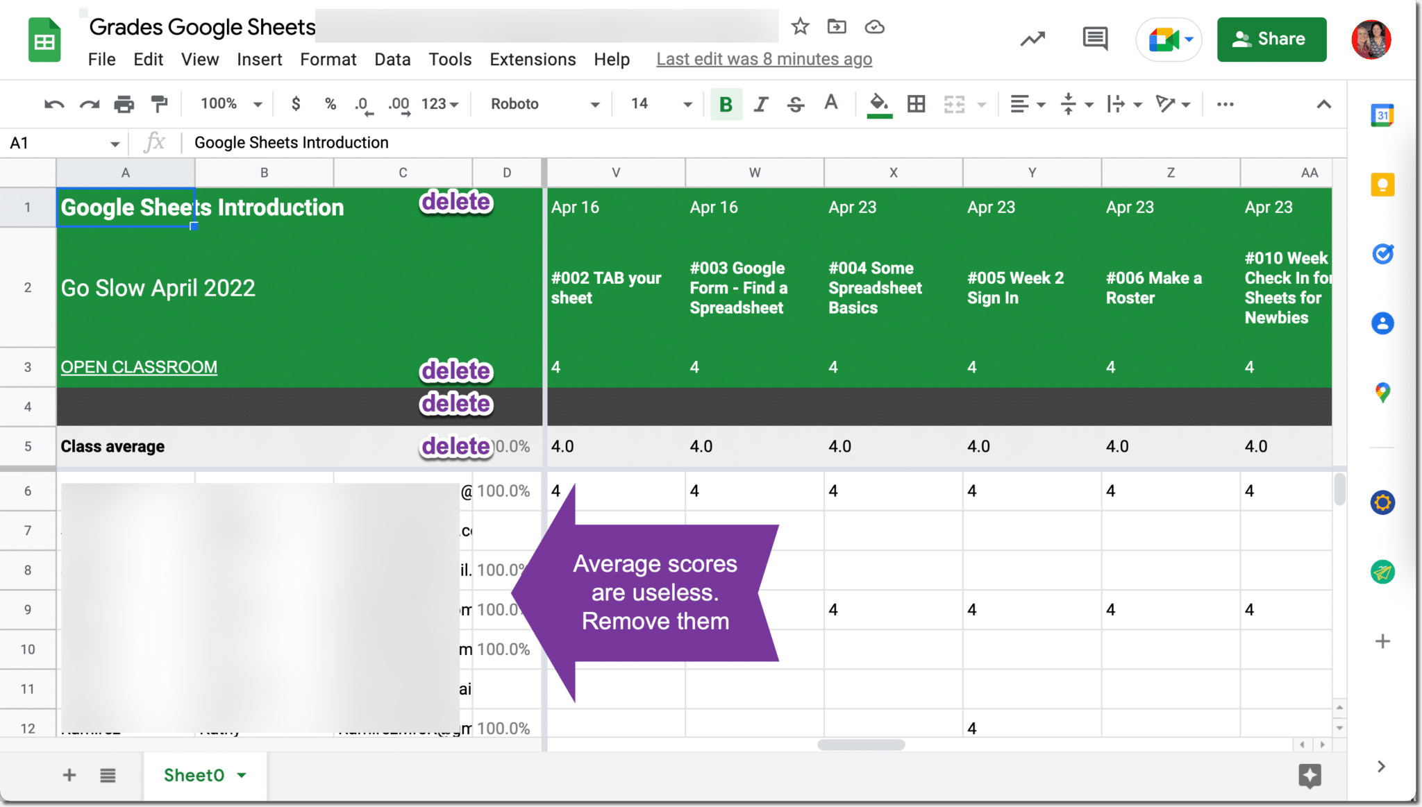 Hacking Google Classroom for Standards Based Grading - Teacher Tech ...