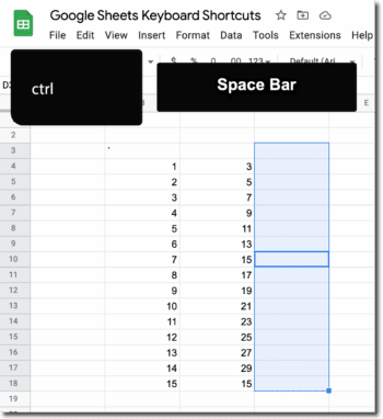 20 Most Important Keyboard Shortcuts for Google Sheets - Teacher Tech ...