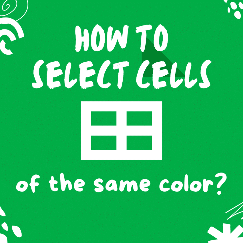 How Do You Highlight Cells of the Same Color - Teacher Tech with Alice ...