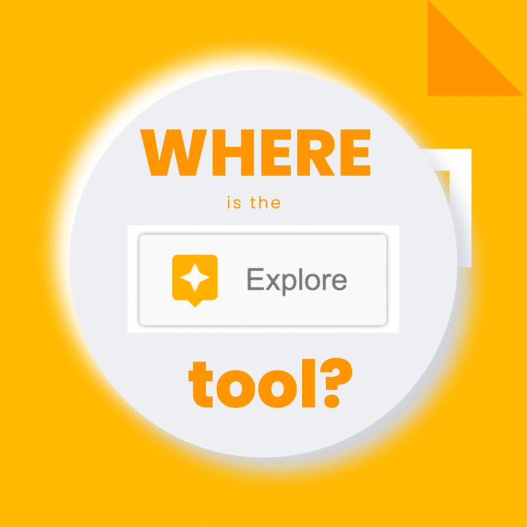 Where Did the Explore Tool Go in Google Slides?
