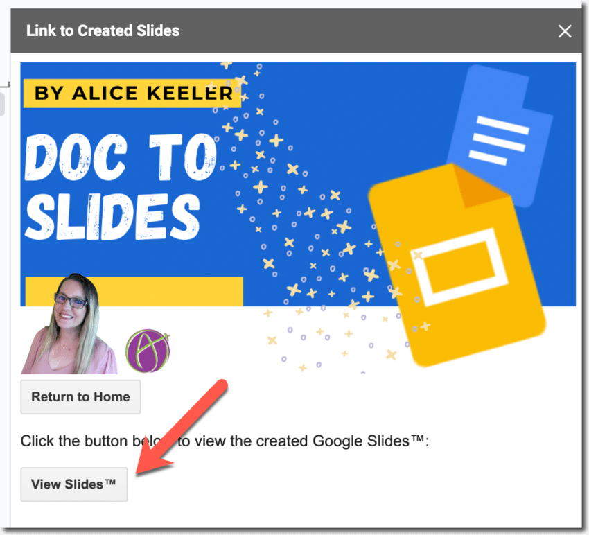 Google Doc Becomes Slides - Magically - Teacher Tech with Alice Keeler