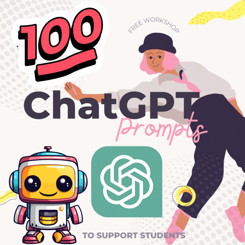 100 Prompts for Teachers to Ask ChatGPT by Alice Keeler