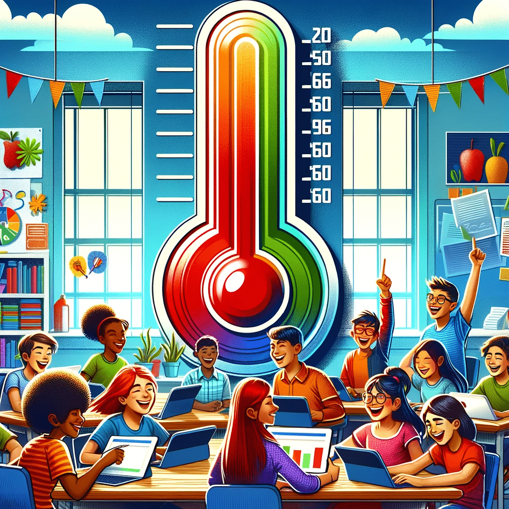 Thermometer Goal Setting Template - Teacher Tech with Alice Keeler