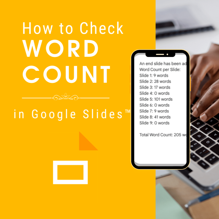 How to Check Word Count in Google Slides - Teacher Tech with Alice Keeler