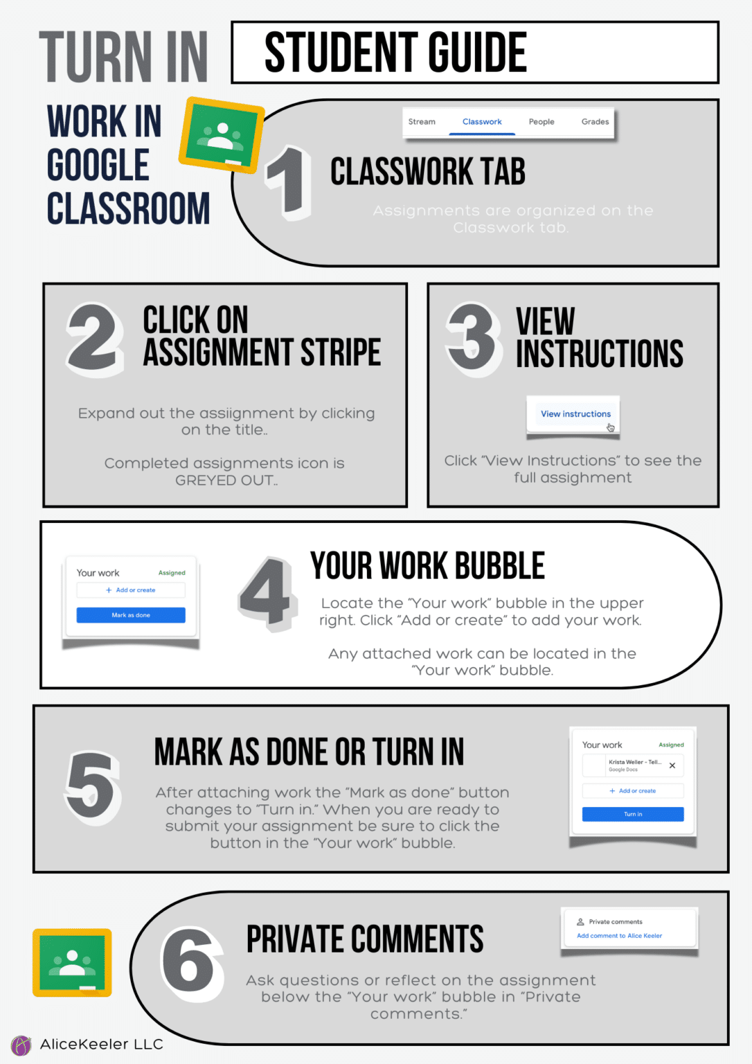 Google Classroom Tutorial: How Students Turn in Work - Teacher Tech ...