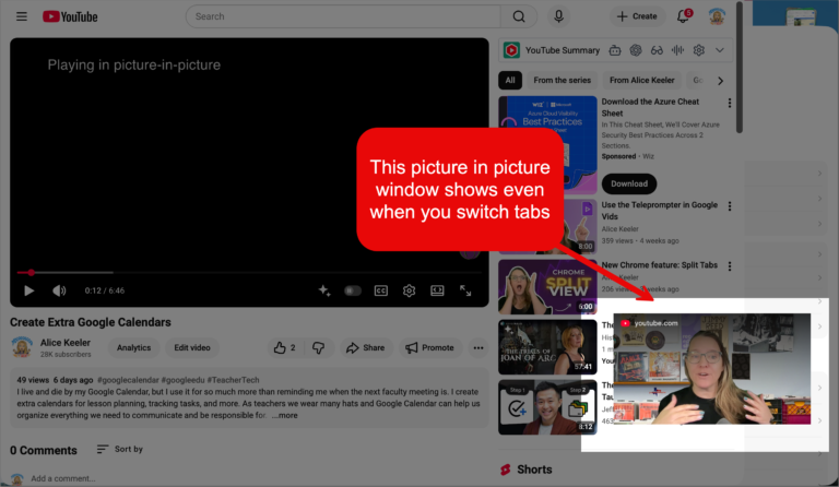 10 YouTube Hacks for Teaching - Teacher Tech with Alice Keeler